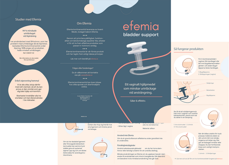 Efemia Bladder Support, for patients with stress urinary incontinence – efemia